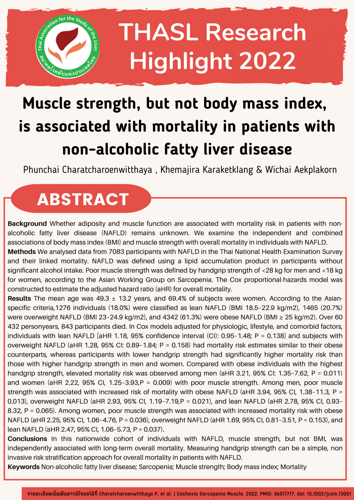 Muscle strength, but not body mass index, is associated with mortality ...