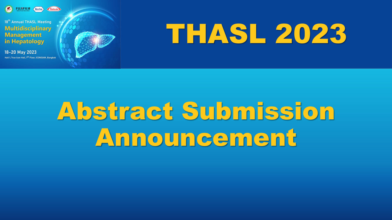 ประกาศผลการประกวดผลงานวิจัย (รอบคัดเลือก) งานประชุม THASL 2023 – สมาคม ...